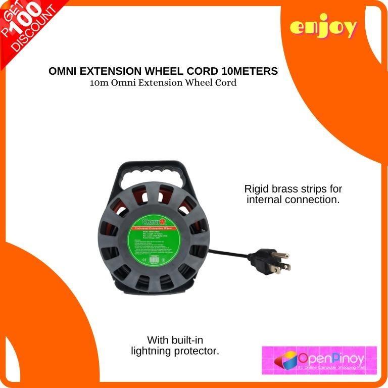10m Omni Extension Wheel Cord, TV & Home Appliances, Electrical ...