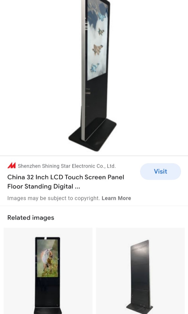 32 inch touch screen with stand, Computers & Tech, Office & Business ...