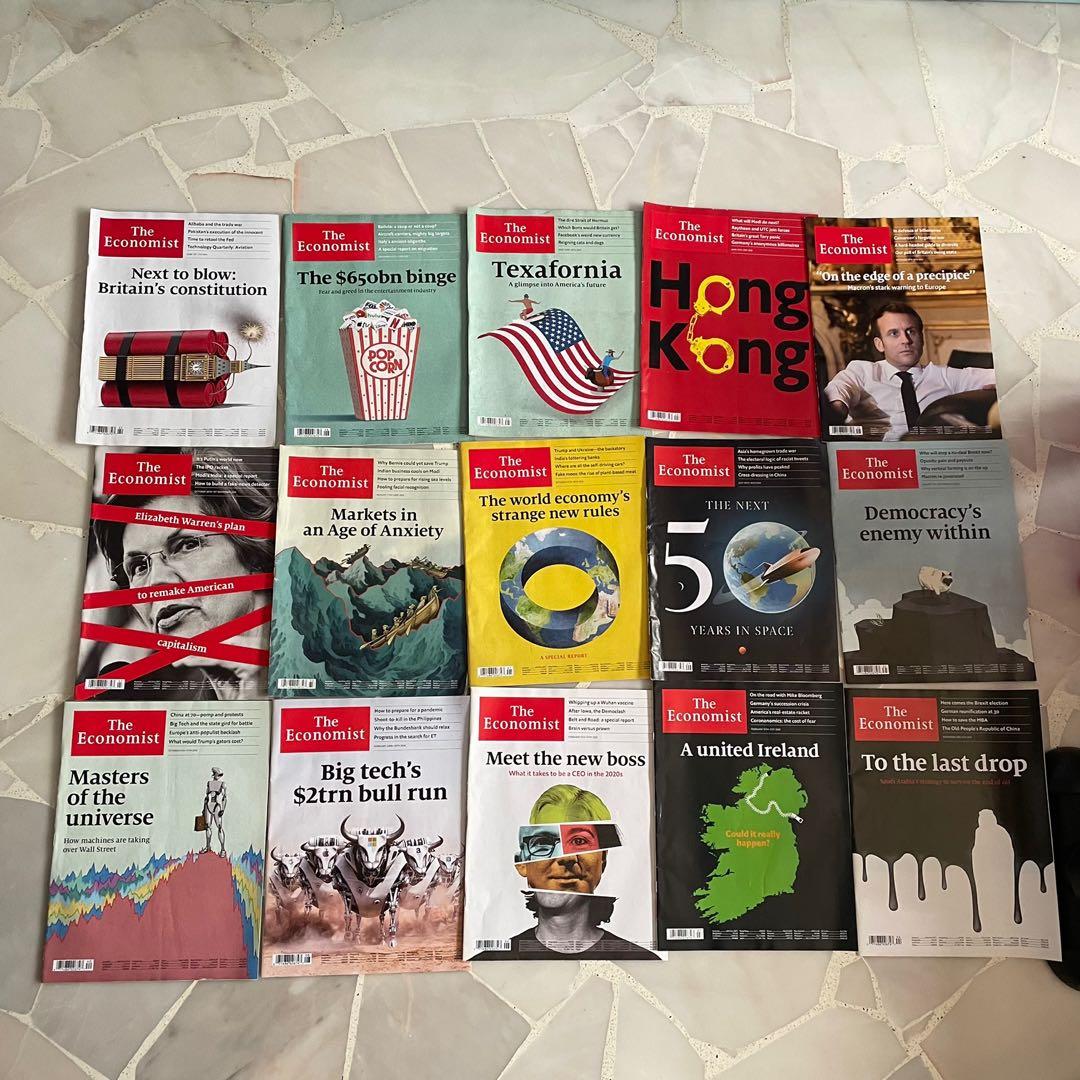 38 assorted the economist magazines (2019-2020) | gp jc general paper ...