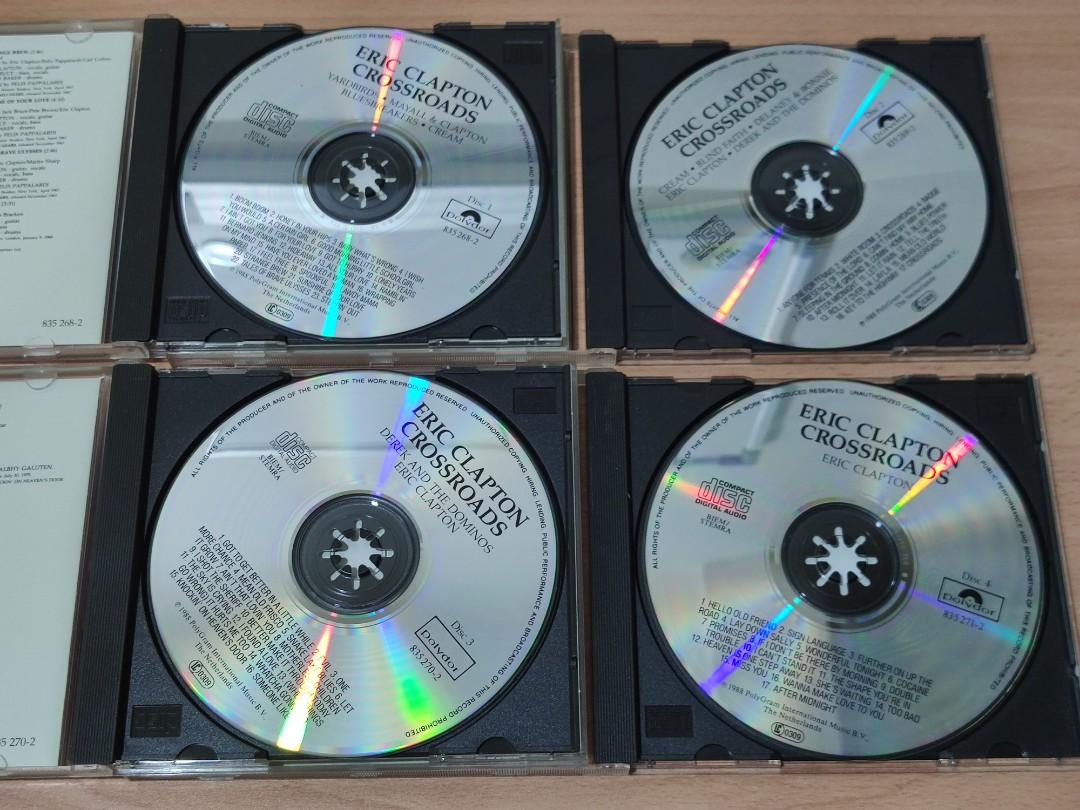 (4CD) Eric Clapton Crossroads Disc 1,2,3 & 4, Hobbies & Toys, Music & Media, CDs & DVDs on Carousell