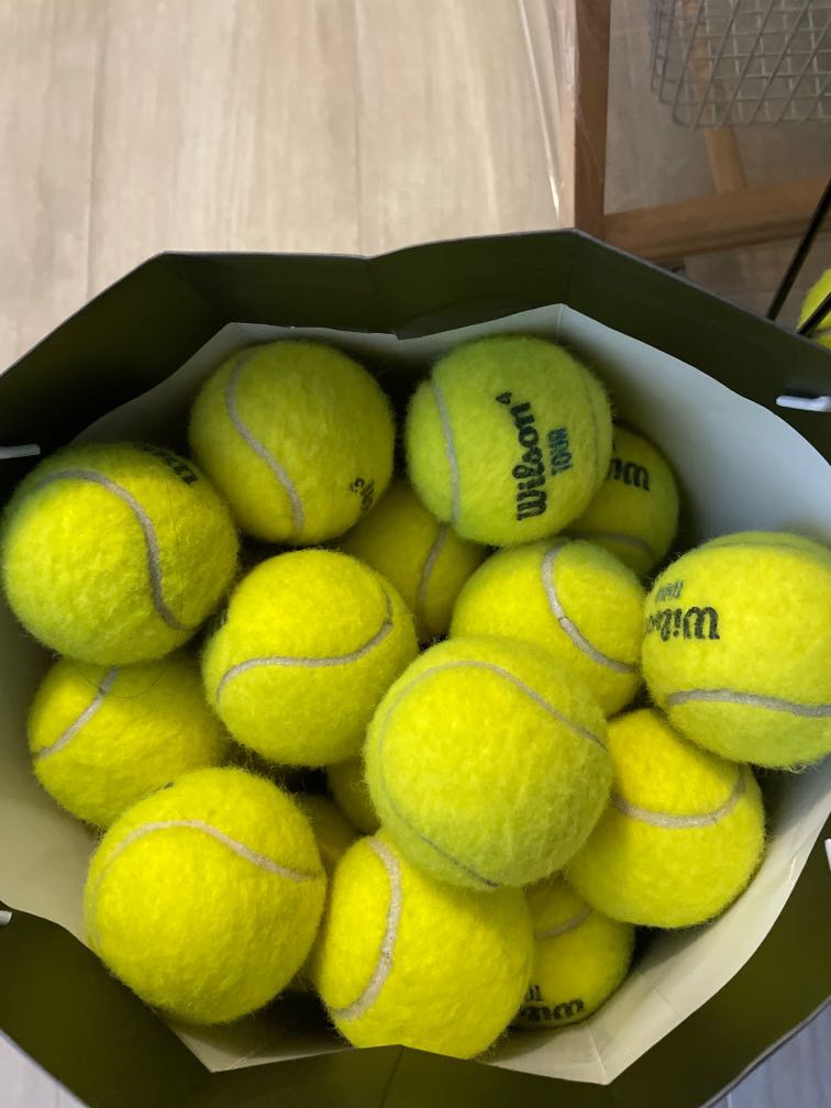 50 Used tennis ball (played once), Sports Equipment, Sports & Games ...
