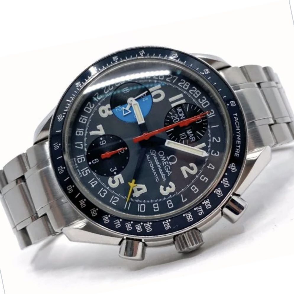 RARE Omega Speedmaster Triple Date, Luxury, Watches on Carousell
