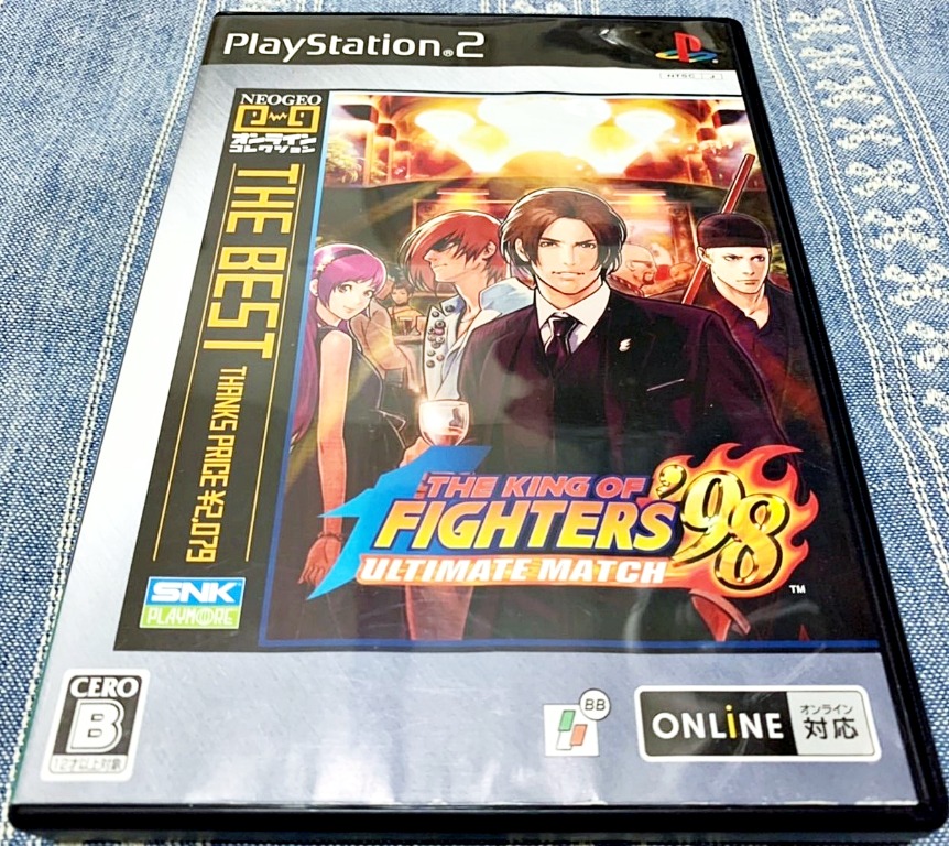 幸運小兔 PS2 格鬥天王 拳皇 98 終極對決 終極版 BEST版 KOF 98 ULTIMAT 日版, 電玩遊戲相關, 電玩、電腦遊戲軟體 ...