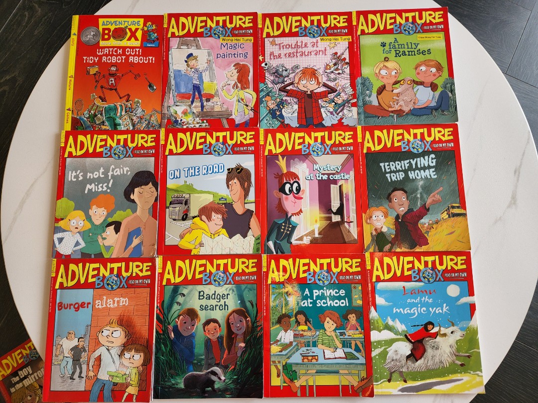 Adventure Box magazine x 19, 興趣及遊戲, 書本 & 文具, 小朋友書 - Carousell