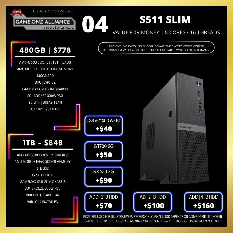 AMD 4700S 8-CORE PROCESSOR WITH 16GB GDDR6 MEMORY AFFORDABLE BUDGET ...