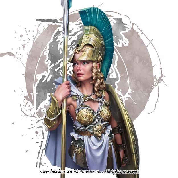 Athena ( Blackcrow Miniatures Busts Bigchild Creatives 75mm miniature ...