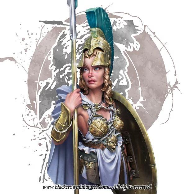 Athena ( Blackcrow Miniatures Busts Bigchild Creatives 75mm miniature ...