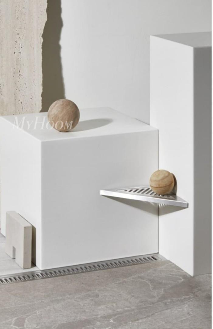 Bathroom floor trap. Rectangle floor drain. Modern floor drain ...