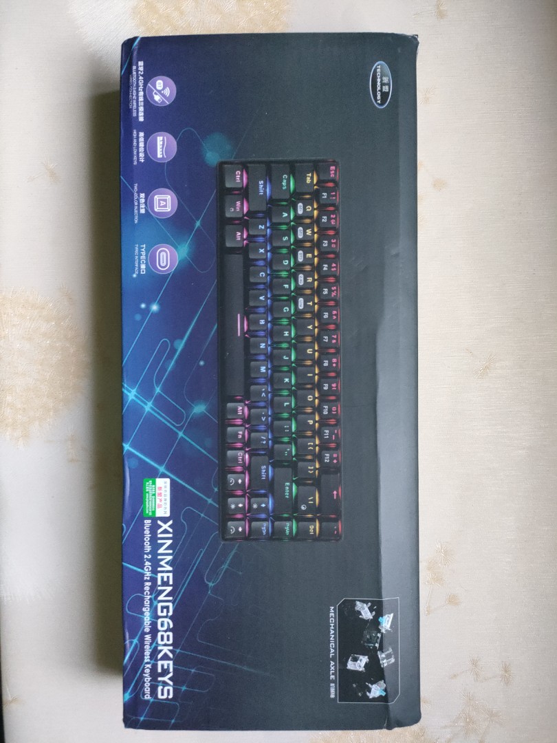 Black RGB Mechanical Keyboard, Computers & Tech, Parts & Accessories ...