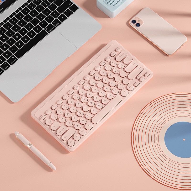 B.O.W K-610 Wireless Keyboard USB Office/Business Portable Ergonomic ...