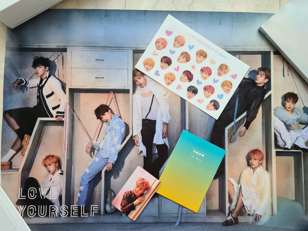 BTS LY Love Yourself Answer E ver Album JK PC Poster, Hobbies & Toys ...