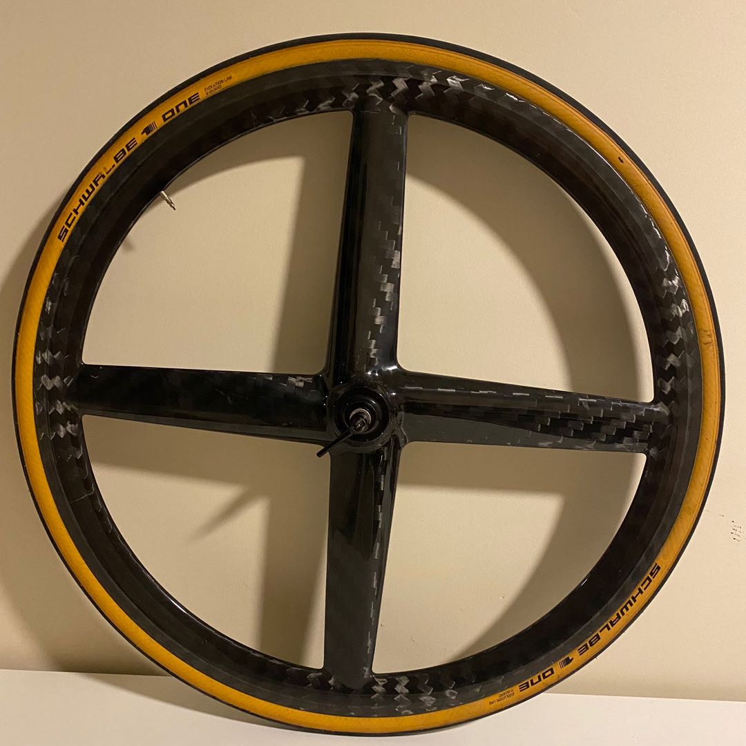 Carbon fourspoke / aerospoke WTS WTT for carbon wheelset , carbon ...