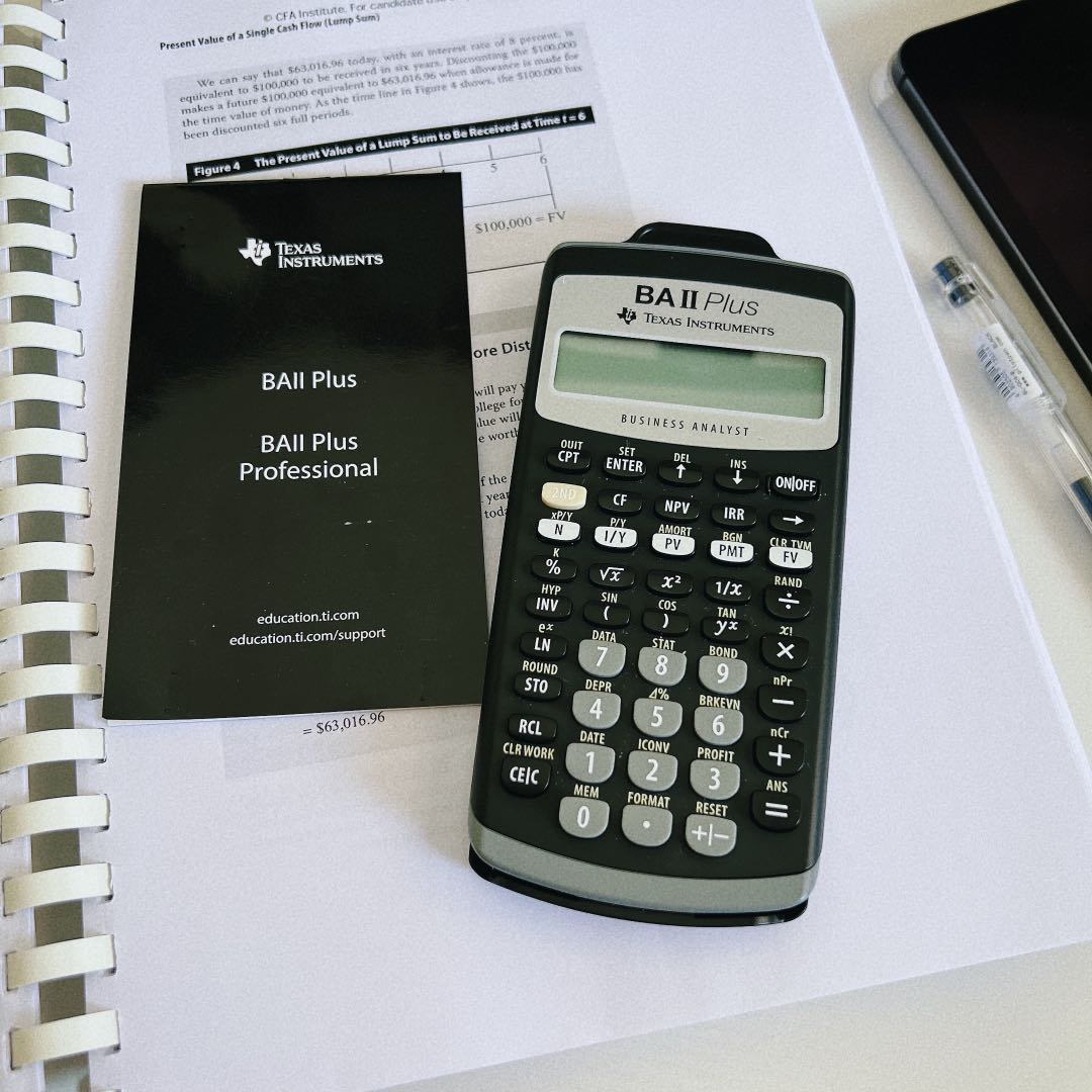 CFA CALCULATOR BA II PLUS, Computers & Tech, Office & Business ...