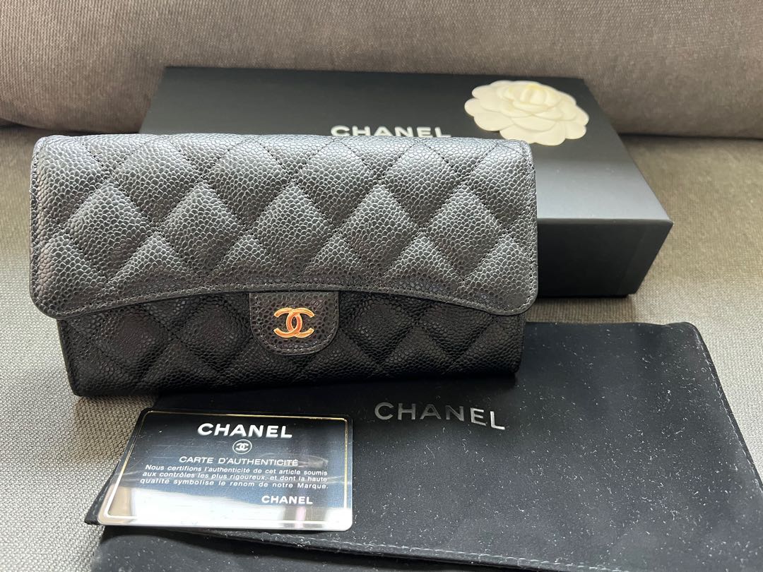 Chanel Long Wallet, Luxury, Bags & Wallets on Carousell