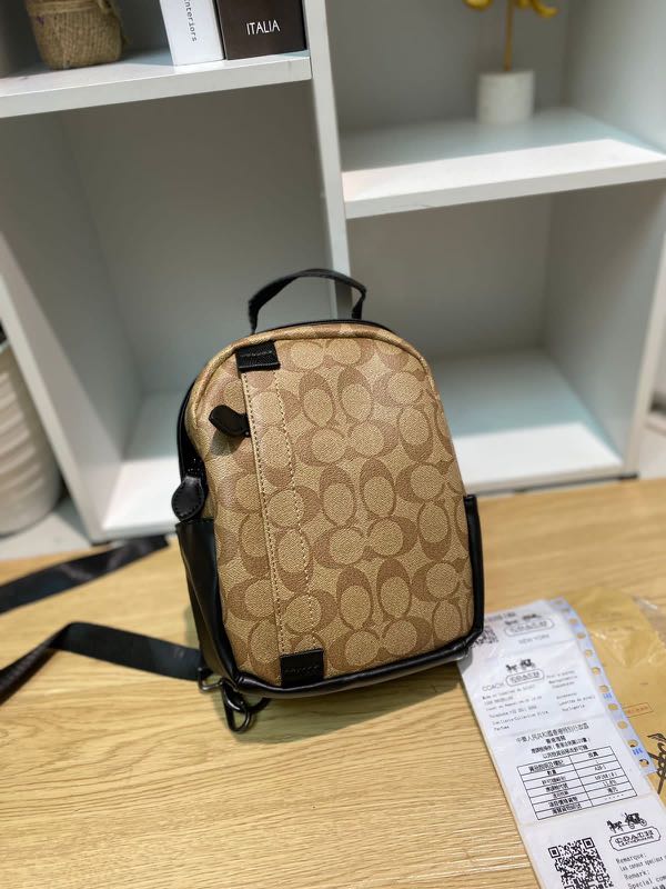 Coach man pria edge pack wp body bag ori fo malaysia, Fesyen Pria, Tas ...