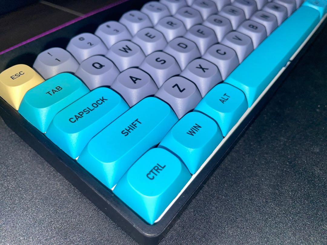 Custom Milky 60% RGB mechanical keyboard, Computers & Tech, Parts ...