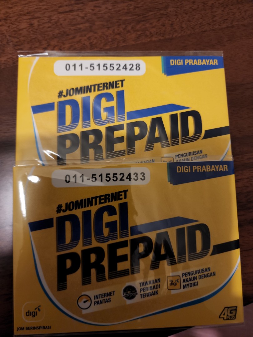 Digi Malaysia Prepaid SIM cards, Mobile Phones & Gadgets, Mobile ...