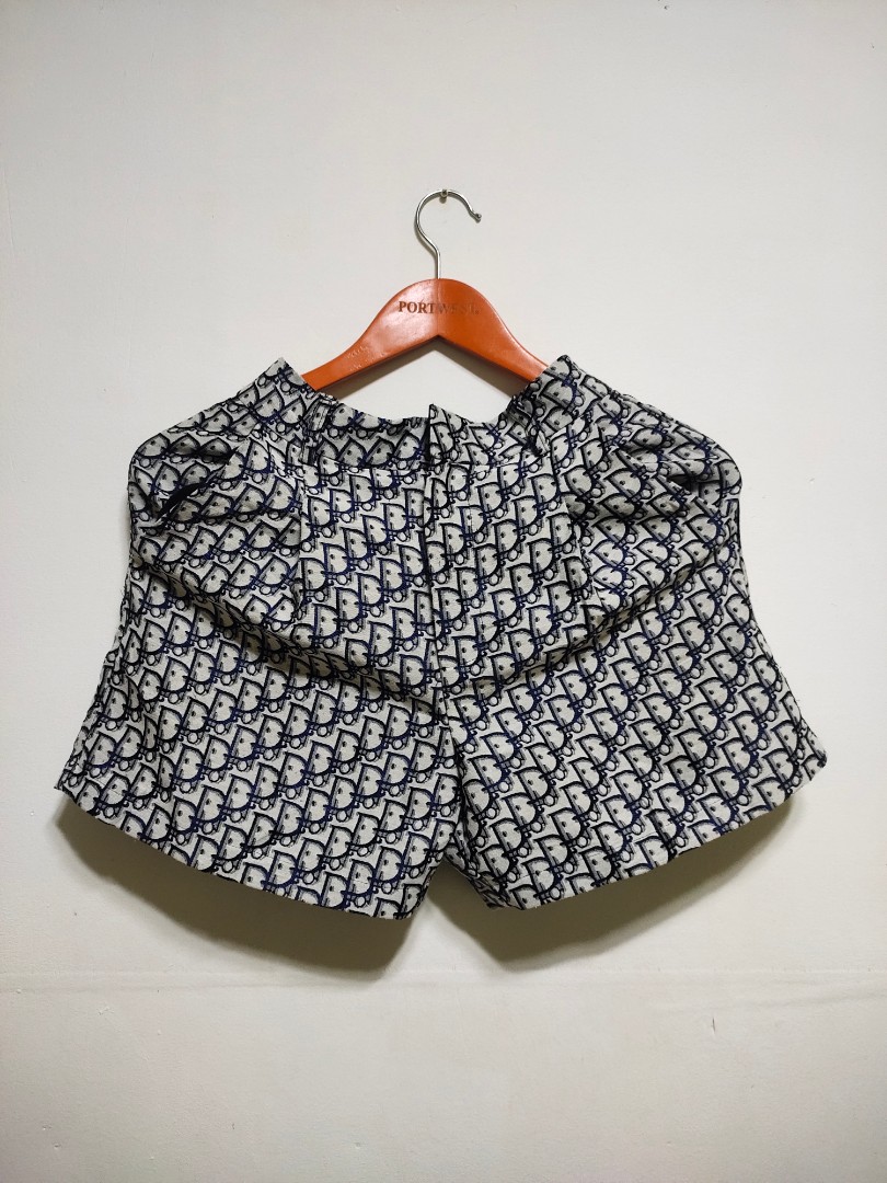 DIOR MONOGRAM SHORT, Women's Fashion, Bottoms, Shorts on Carousell