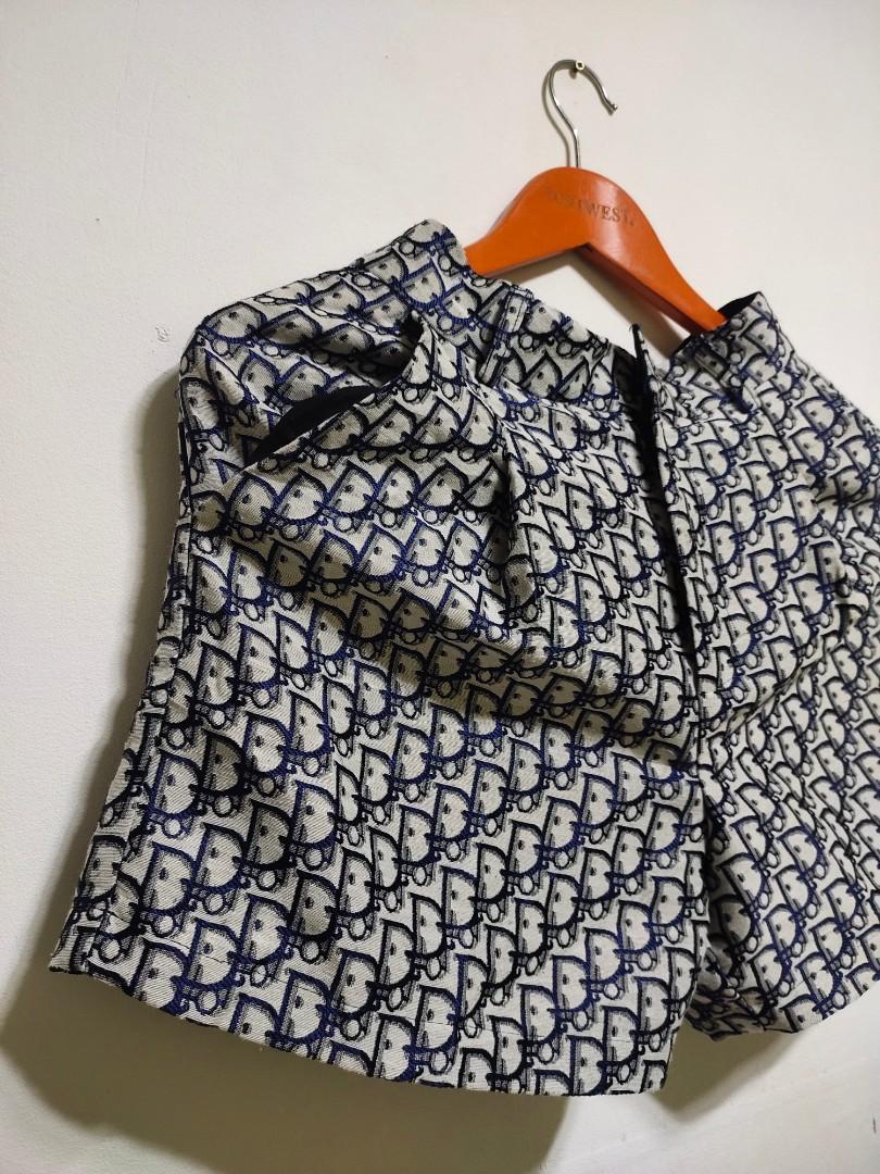 DIOR MONOGRAM SHORT, Women's Fashion, Bottoms, Shorts on Carousell