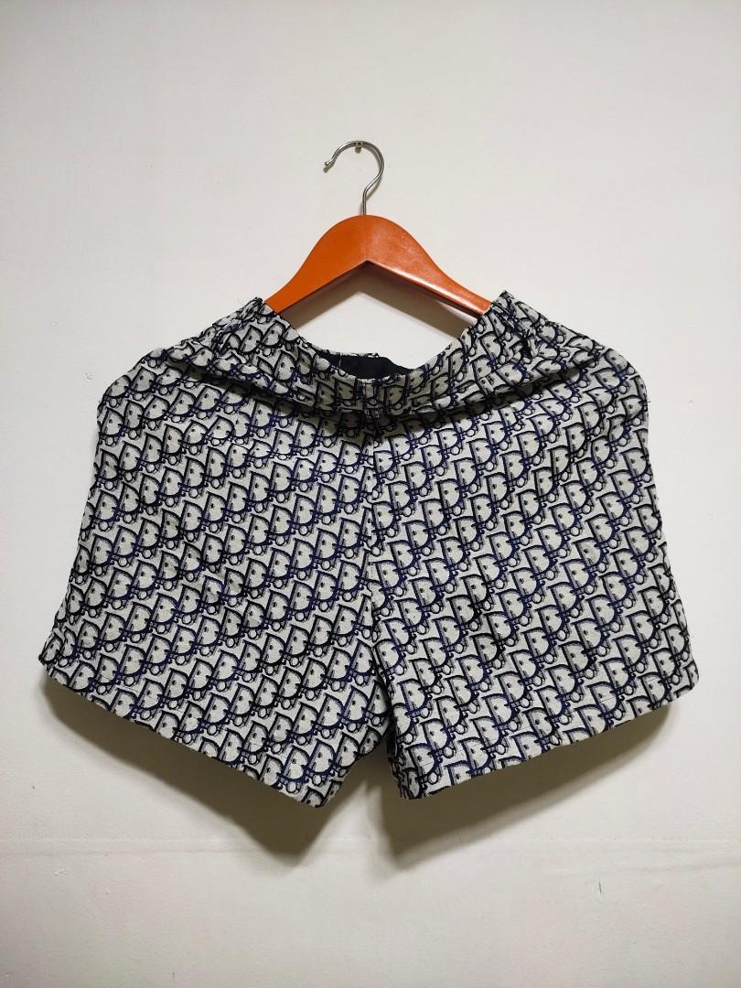 DIOR MONOGRAM SHORT, Women's Fashion, Bottoms, Shorts on Carousell