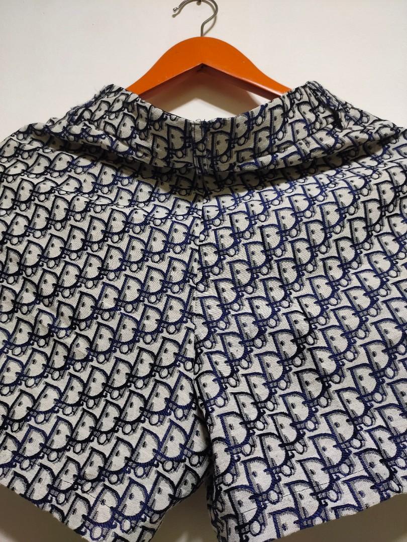 DIOR MONOGRAM SHORT, Women's Fashion, Bottoms, Shorts on Carousell