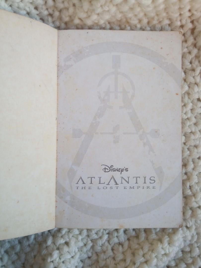 Disney's Atlantis The Lost Empire Novel, Hobbies & Toys, Books ...