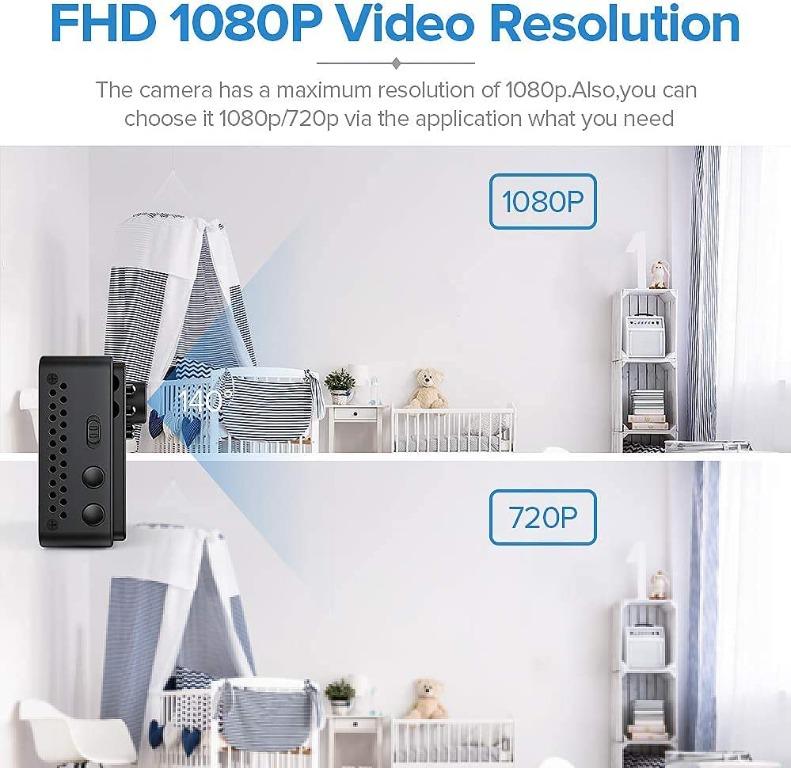 Fredi Hidden Camera 1080P Hd Mini Spy Camera Small Wireless Camera Tiny ...
