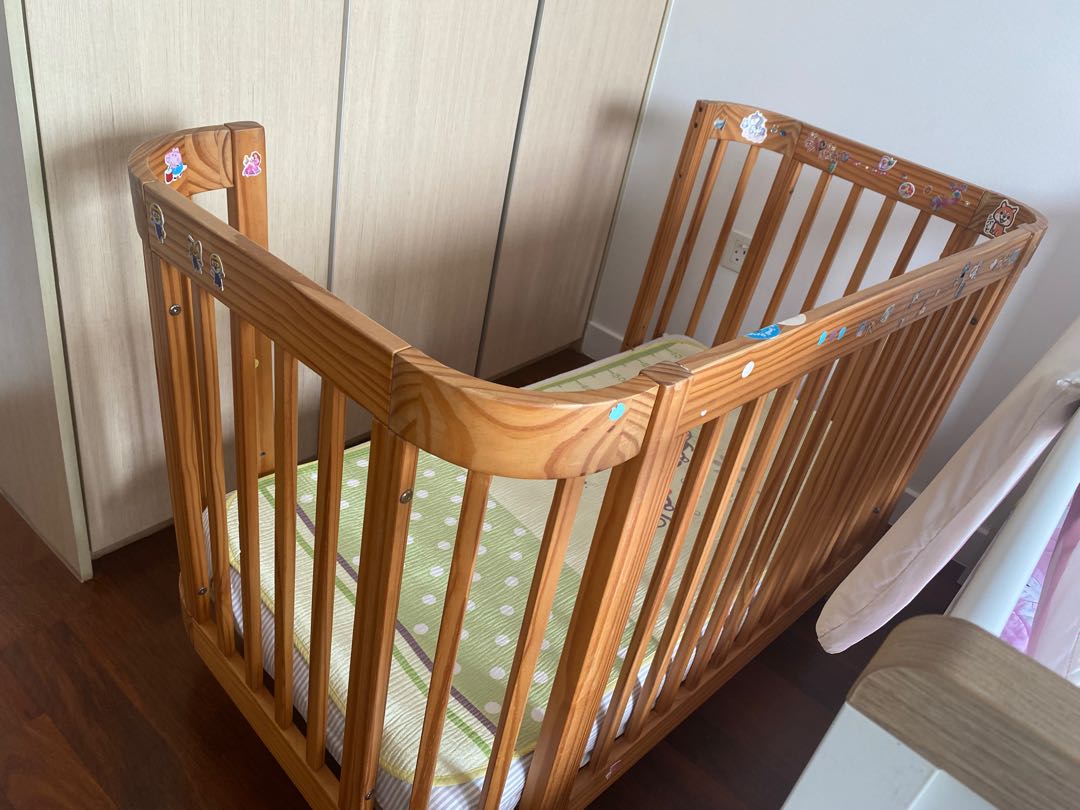Free cot bed, Babies & Kids, Baby Nursery & Kids Furniture, Cots ...