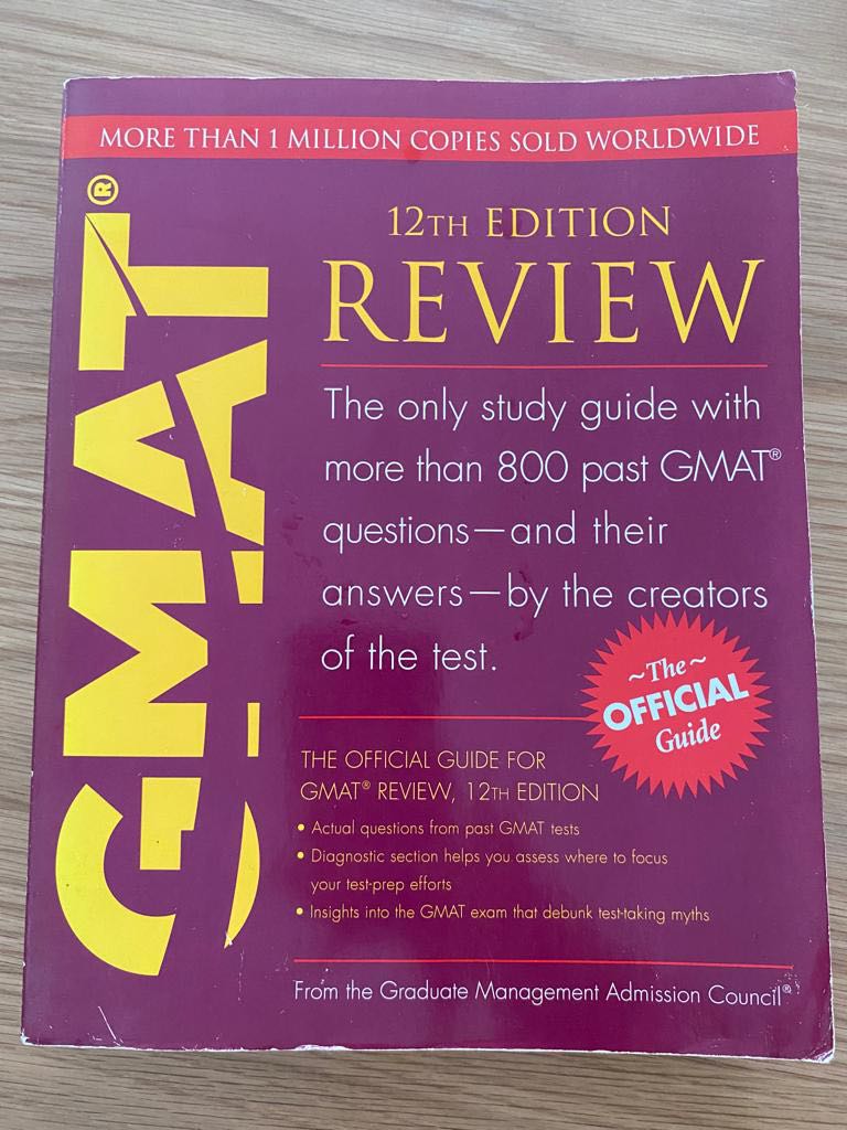 GMAT - Official Guide, 12th edition Review, Hobbies & Toys, Books ...