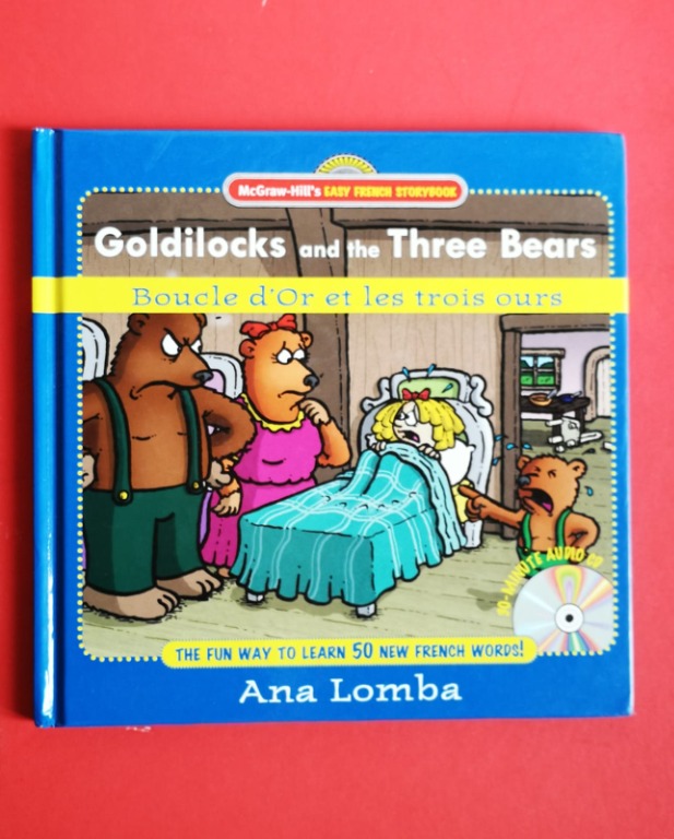 Easy French Storybook : Goldilocks and the Three Bears(Book + Audio CD ...