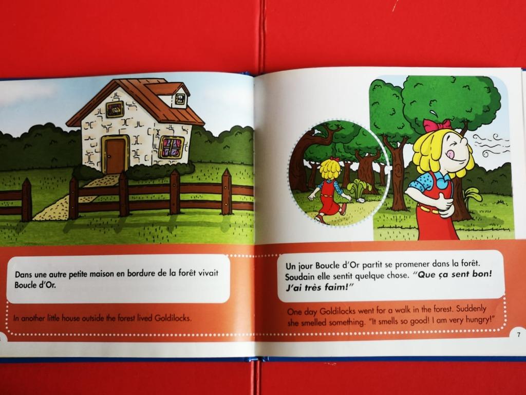 Easy French Storybook : Goldilocks and the Three Bears(Book + Audio CD ...