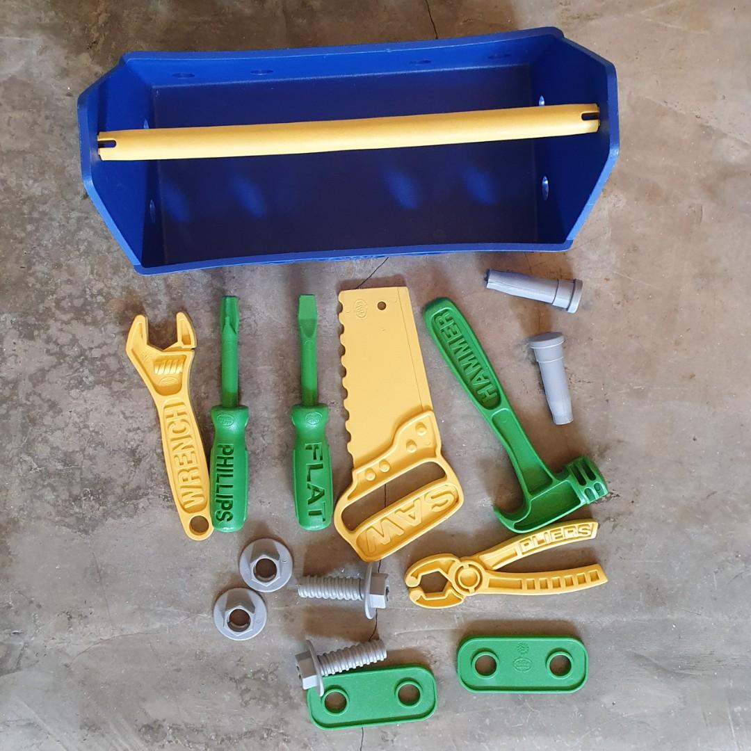 Green Toys Tool Set, Hobbies & Toys, Toys & Games on Carousell