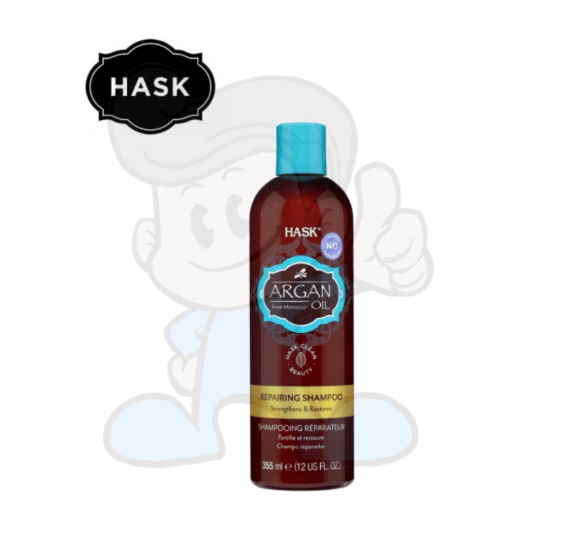 Hask Argan Oil Repairing Shampoo 12 fl. oz., Beauty & Personal Care ...