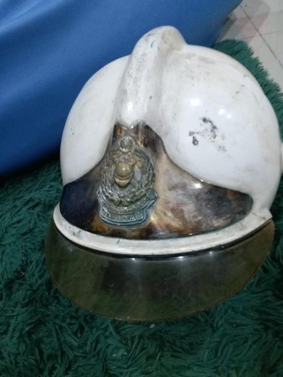 HELMET Bomba Vintage France Firemen Rare army, Hobbies & Toys ...
