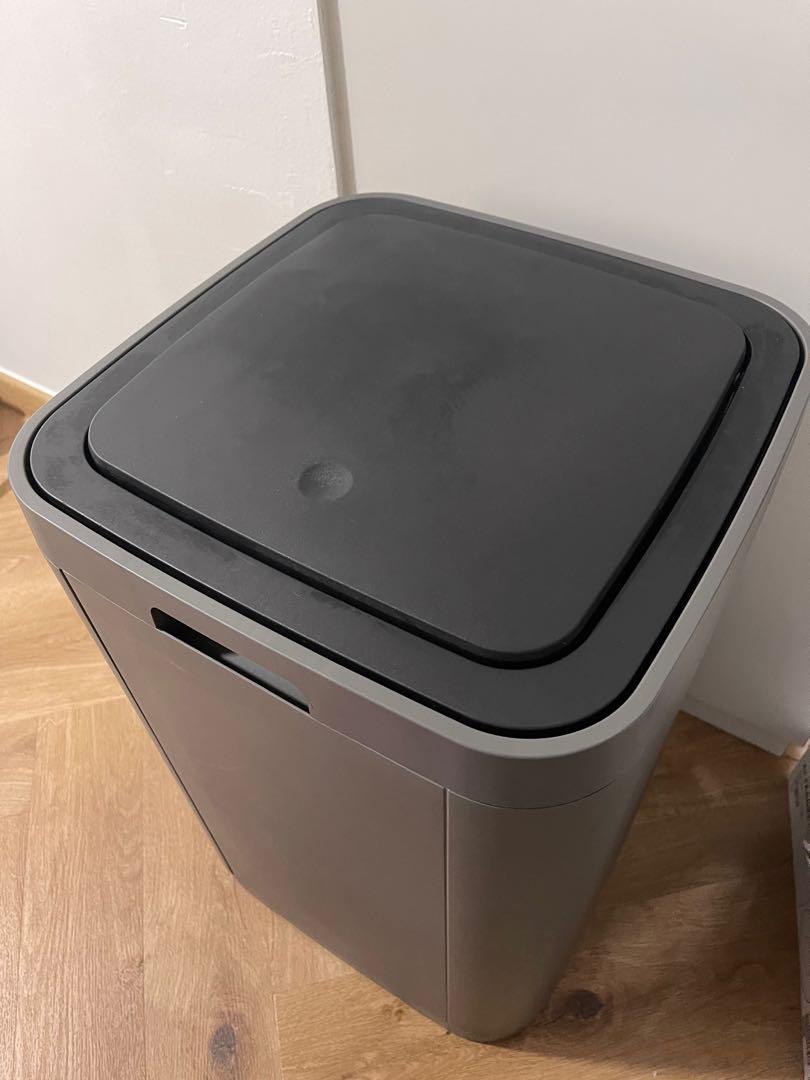 IKEA GIGANTISK (Touch top bin, dark grey) 60L, Furniture & Home Living ...