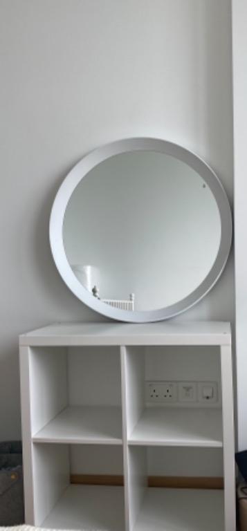 Ikea Kallax Shelves and Hooga mirror., Furniture & Home Living ...