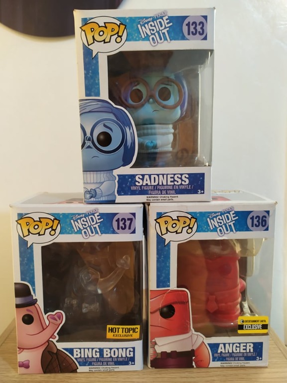 Inside Out Funko Pops, Hobbies & Toys, Toys & Games on Carousell