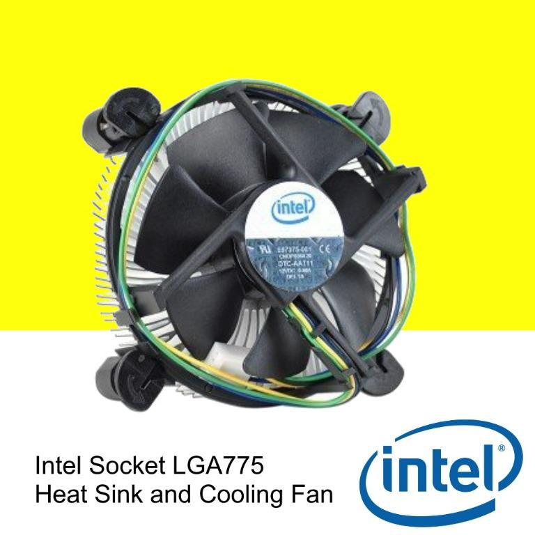 CPU Cooler Intel Socket LGA775 Heat Sink and Fan, Computers & Tech ...