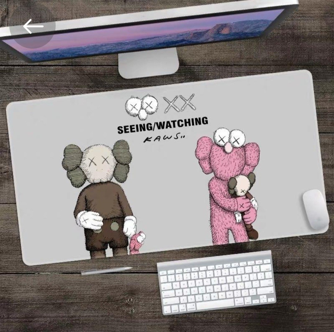 Kaws computer keyboard large mousepad, Computers & Tech, Parts ...