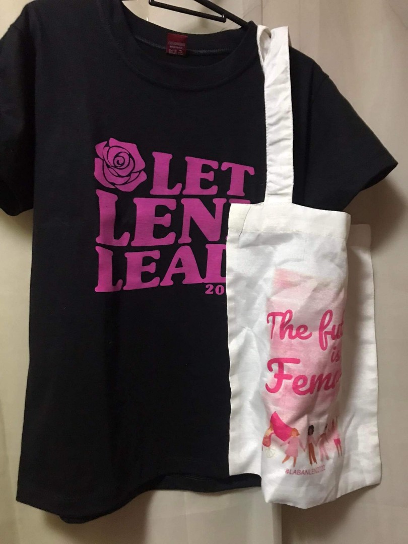 Leni Shirt and Tote Bag Bundle, Women's Fashion, Tops, Shirts on Carousell