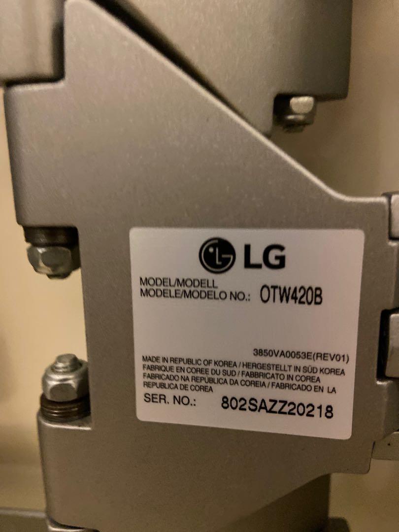 LG OLED TV Bracket 55-65” OTW420B, TV & Home Appliances, TV ...
