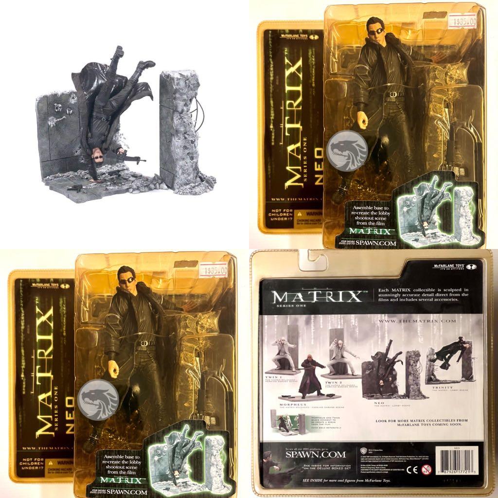 McFarlane Toys Matrix Series 1 Keanu Reeves NEO lobby scene Figure ...