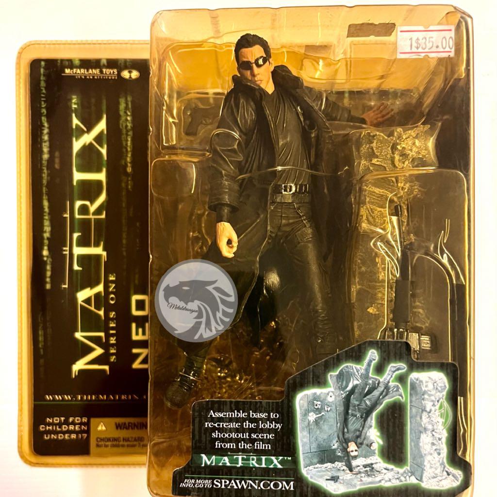 McFarlane Toys Matrix Series 1 Keanu Reeves NEO lobby scene Figure ...