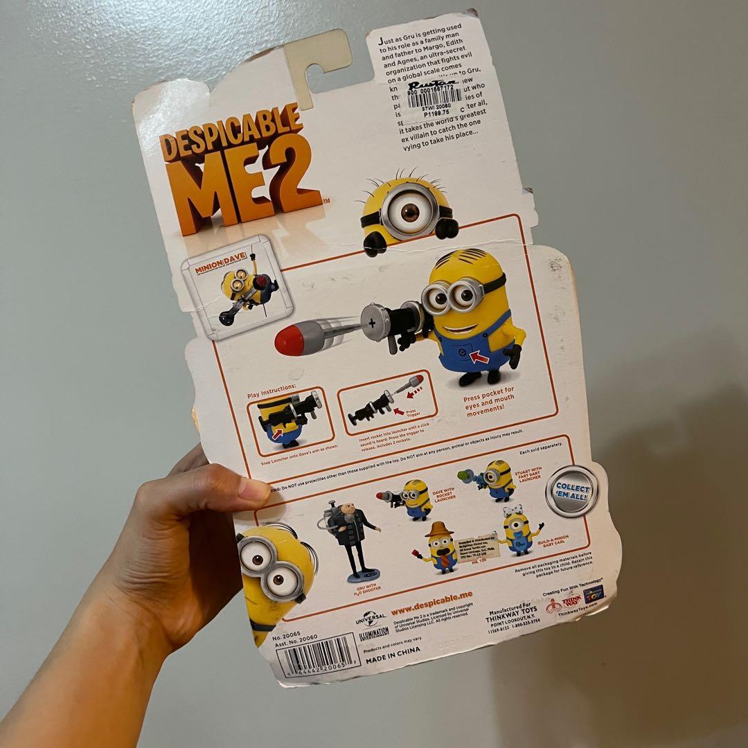 Minion Despicable Me - Dave with Rocket Launcher - Thinkway Dreamworks ...