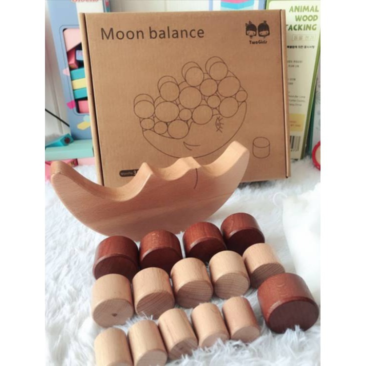 Moon Balancing / Stacking Toy / Balancing Toy/ Fine Motor Skills ...