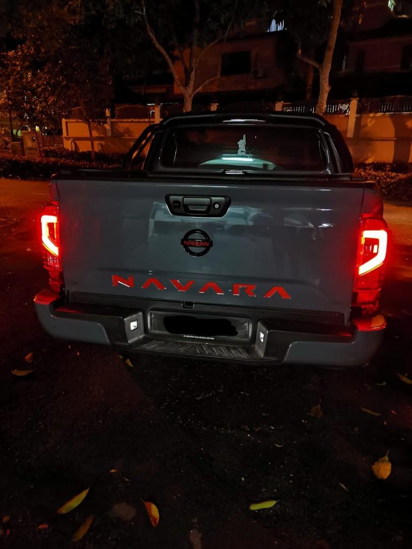 Navara Font tailgate new design, Auto Accessories on Carousell