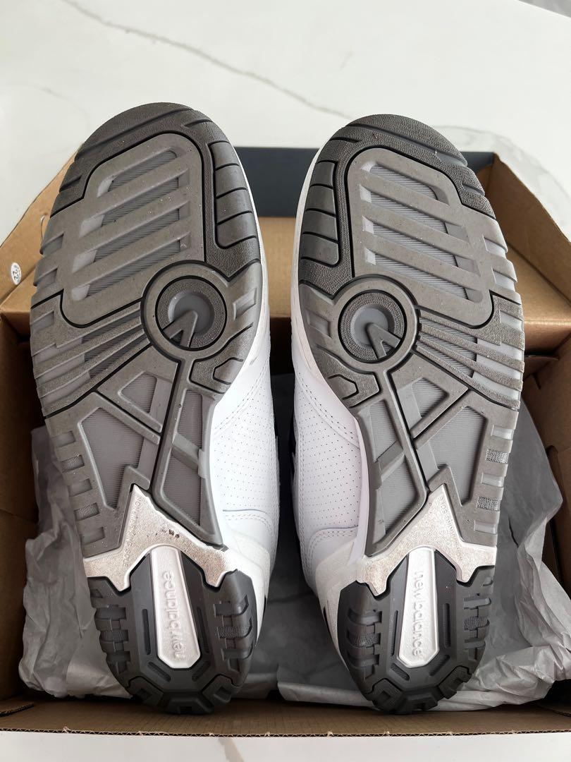 New Balance 550 NB550 White Grey Castlerock Oreo Black, Men's Fashion ...