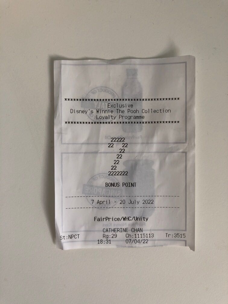 NTUC Bonus Point, Tickets & Vouchers, Vouchers on Carousell