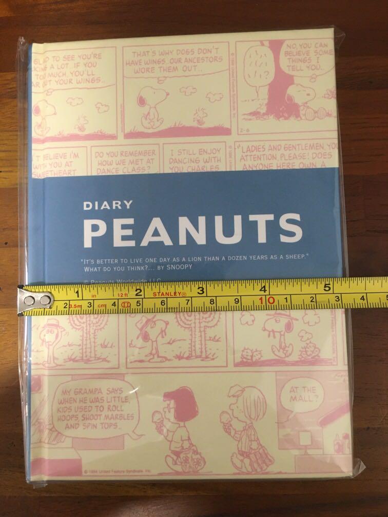 Peanuts peppermint patty Snoopy notebook with bookmark, Hobbies & Toys ...