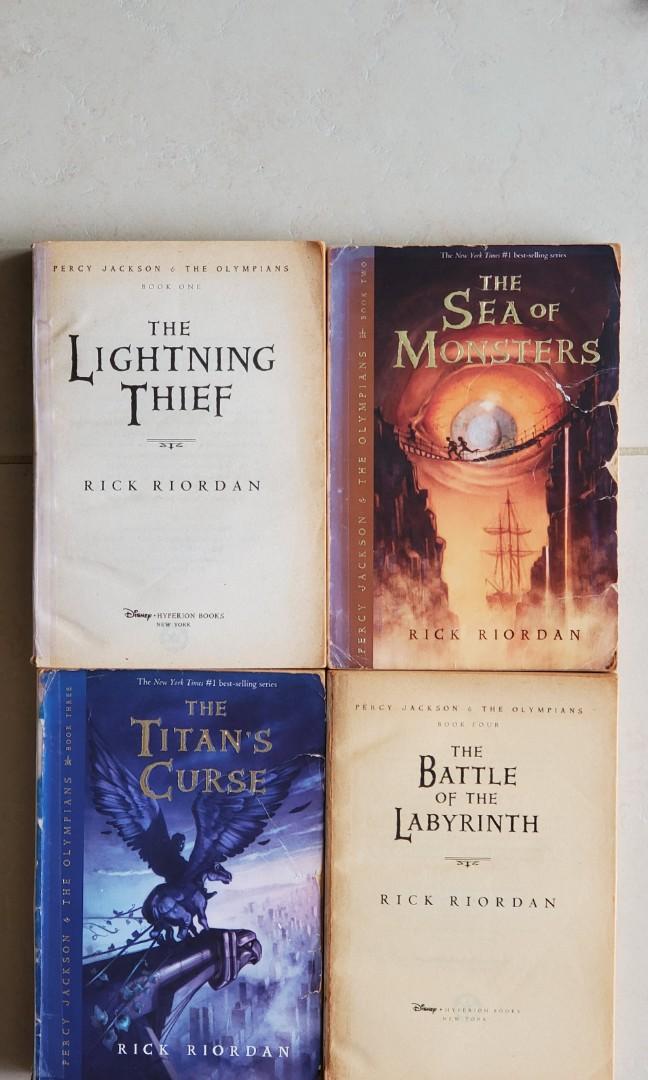 Percy Jackson And The Last Olympian [free gift: Book 1~4 of Percy ...